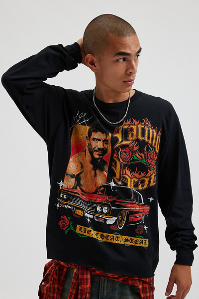 WWE Latino Heat Cropped Long Sleeve Tee | Urban Outfitters Canada