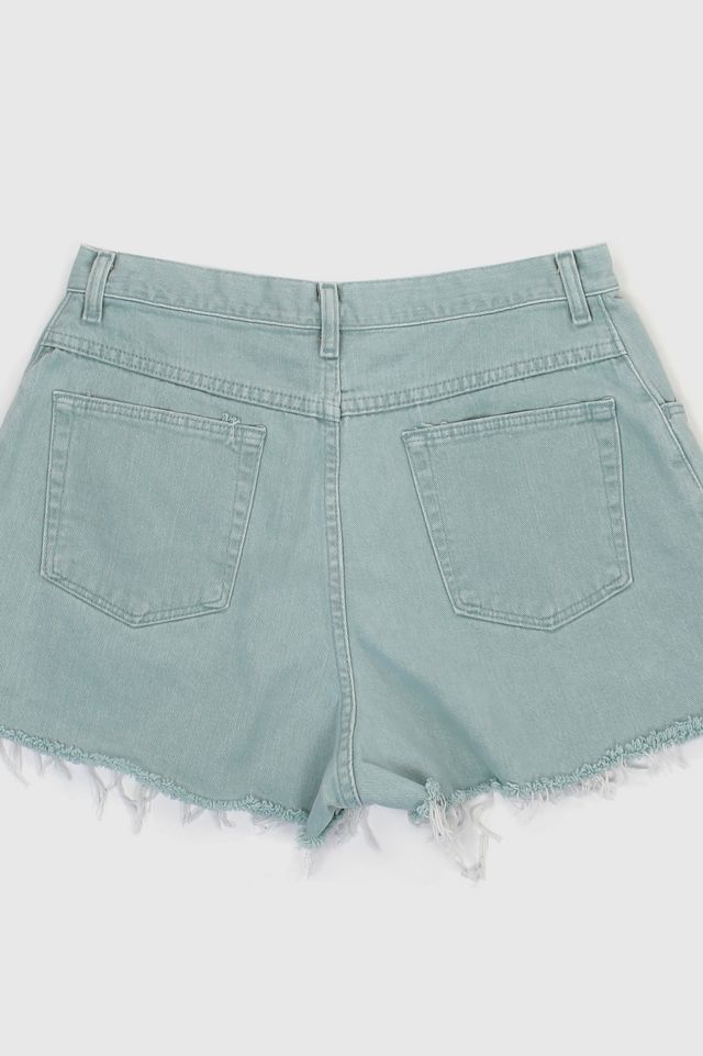 Vintage 90s Mint Green Distressed Shorts | Urban Outfitters