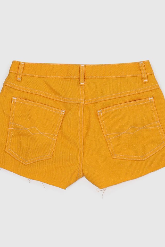 Vintage Y2K Low Rise Yellow Shorts | Urban Outfitters