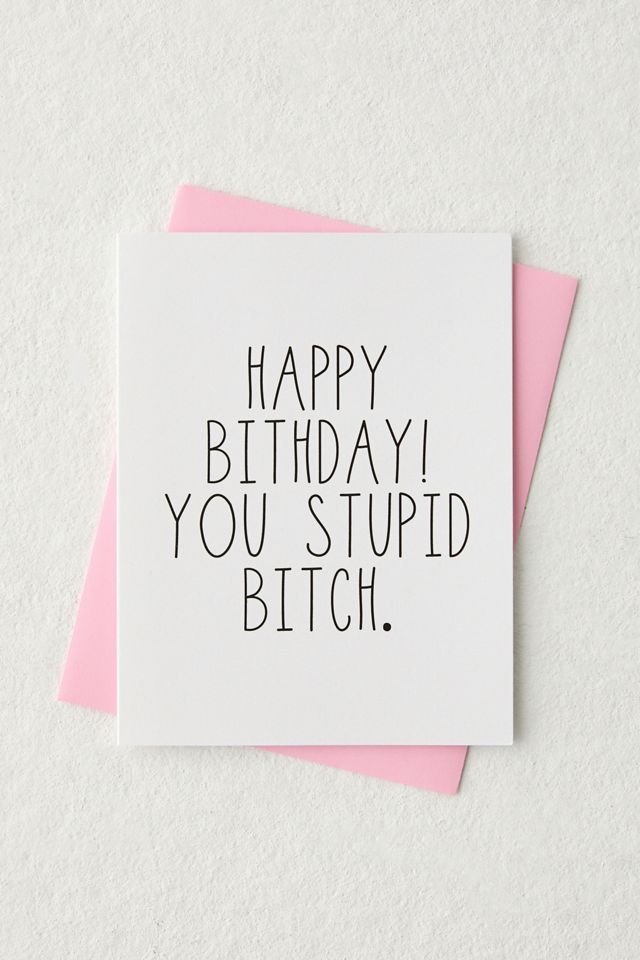 That's So Andrew Stupid Birthday Card | Urban Outfitters Canada
