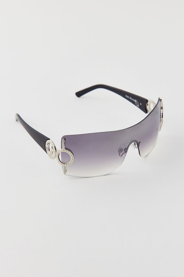 True Religion Rimless Shield Sunglasses Urban Outfitters