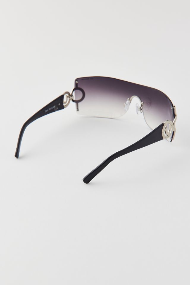 True Religion Rimless Shield Sunglasses Urban Outfitters
