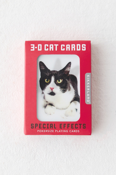 3D Cat Playing Card Set | Urban Outfitters Canada