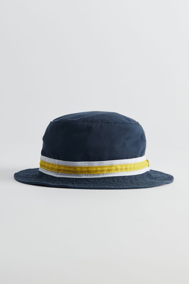 '47 Brand NCAA University Of Michigan Striped Bucket Hat | Urban Outfitters