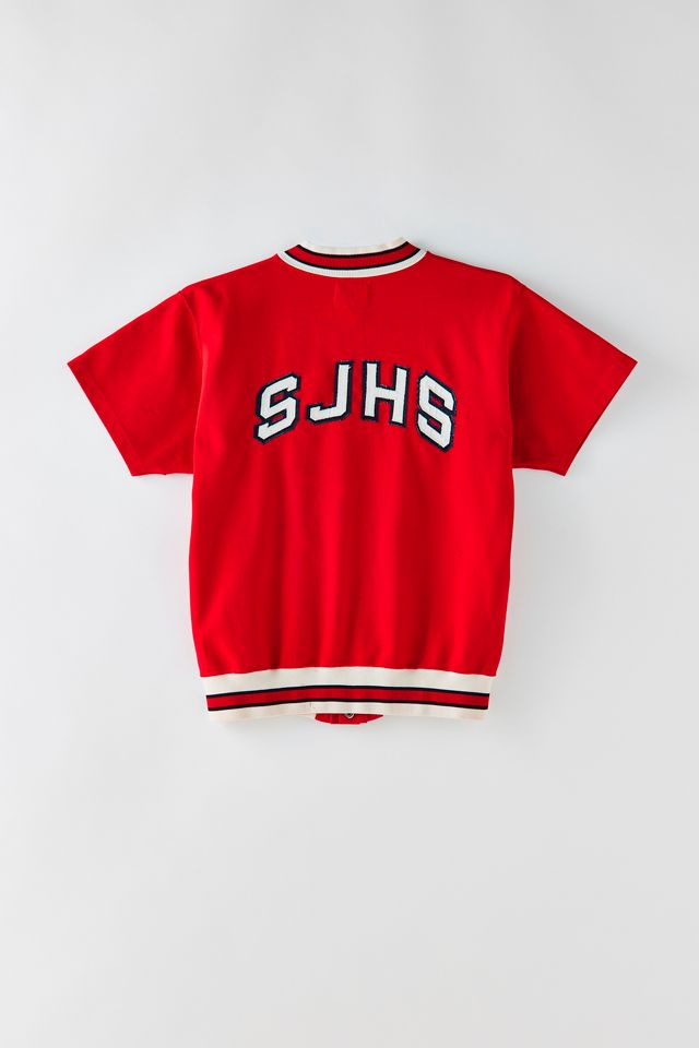 Vintage SJHS Pups Short Sleeve Athletic Jacket | Urban Outfitters