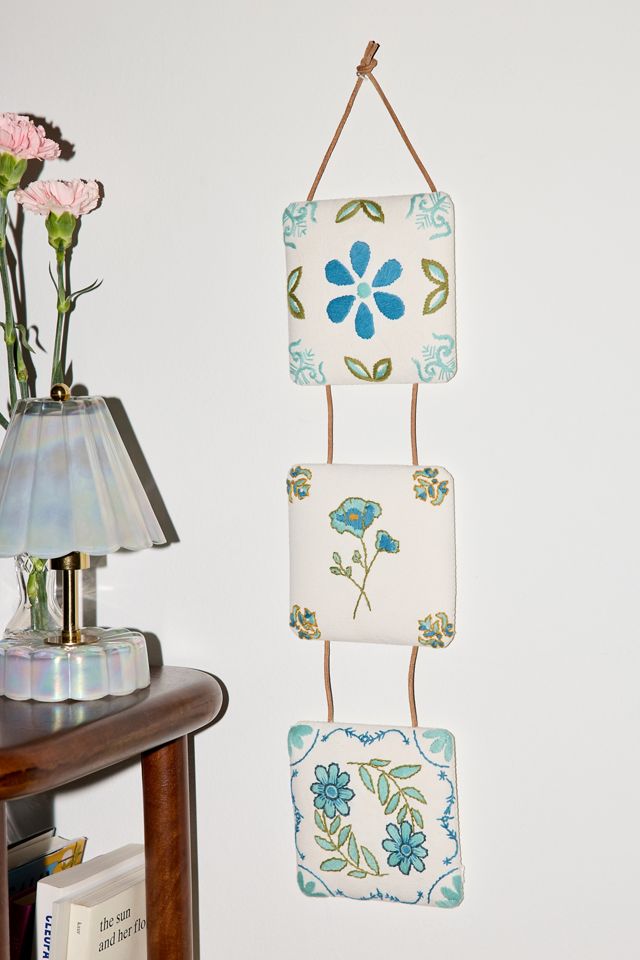 Mariana Tile Embroidered Wall Hanging | Urban Outfitters