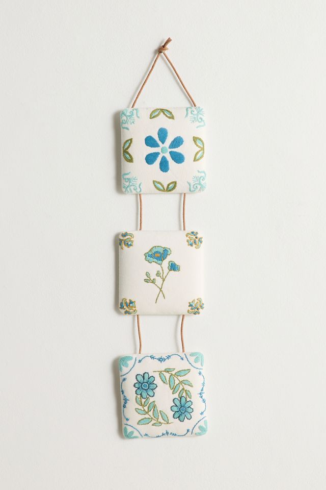 Mariana Tile Embroidered Wall Hanging | Urban Outfitters