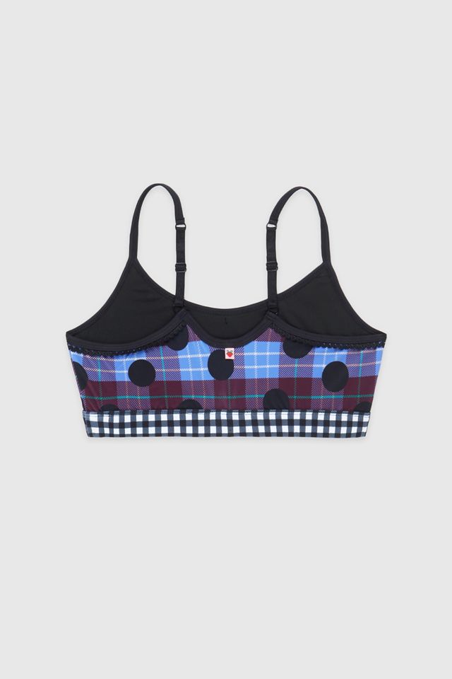 Strawberry Western Plaid Mimi Sports Bra | Urban Outfitters