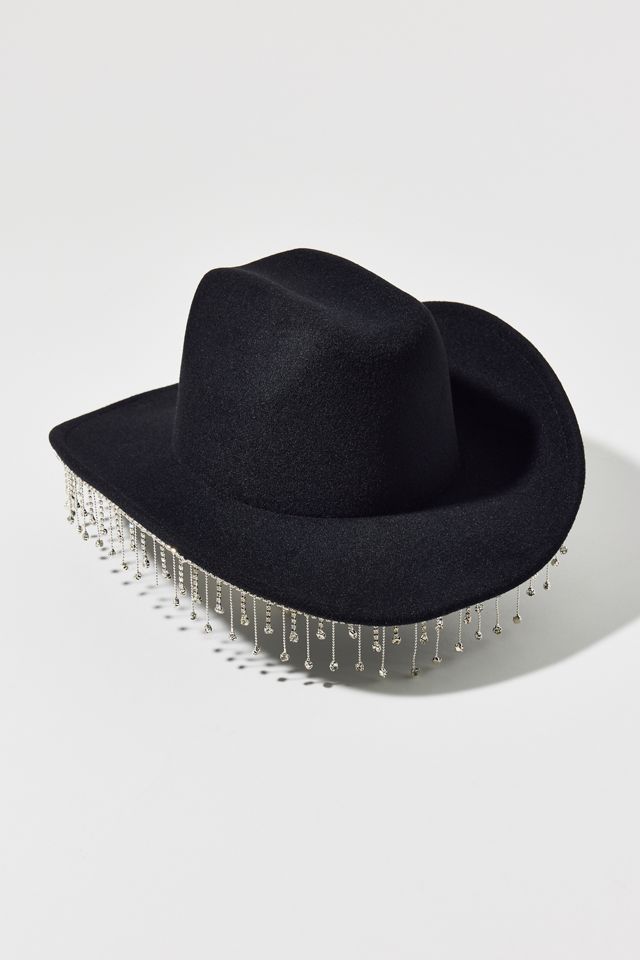Rhinestone Fringe Cowboy Hat | Urban Outfitters