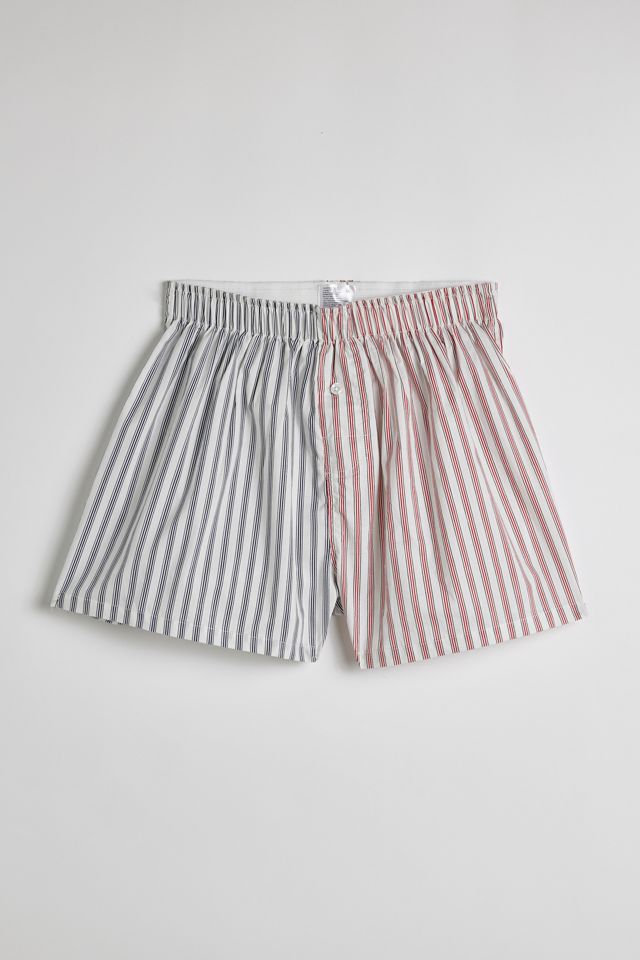 Mixed Stripe Woven Boxer Short | Urban Outfitters