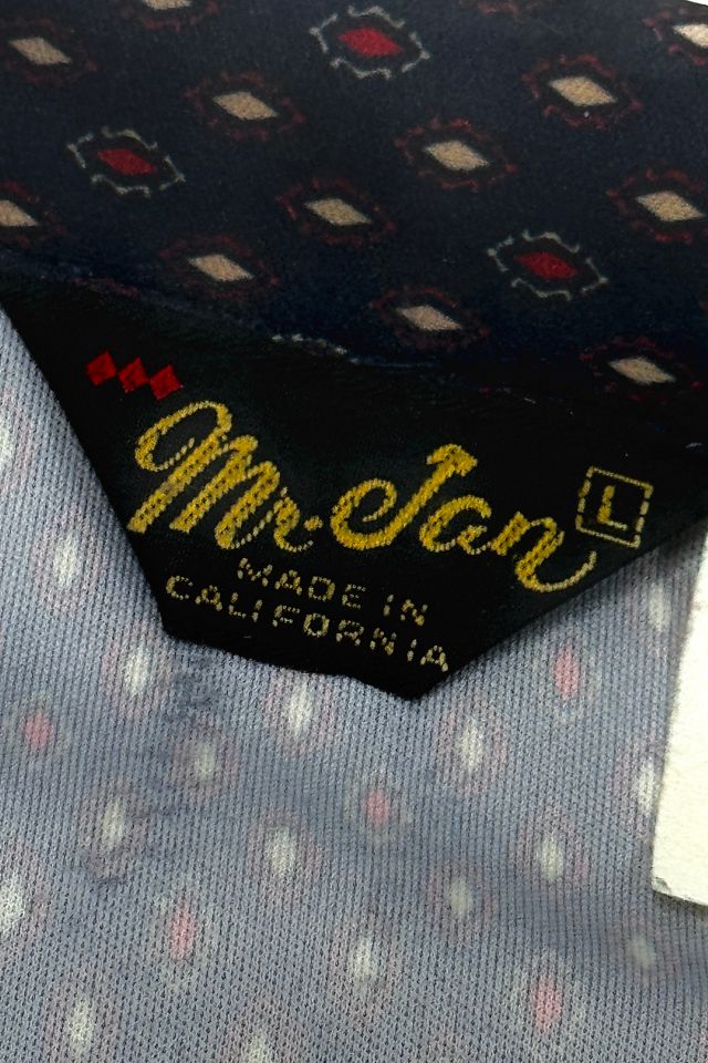 Vintage 1970’s Mr. Jan Patterned Disco Polo Shirt | Urban Outfitters