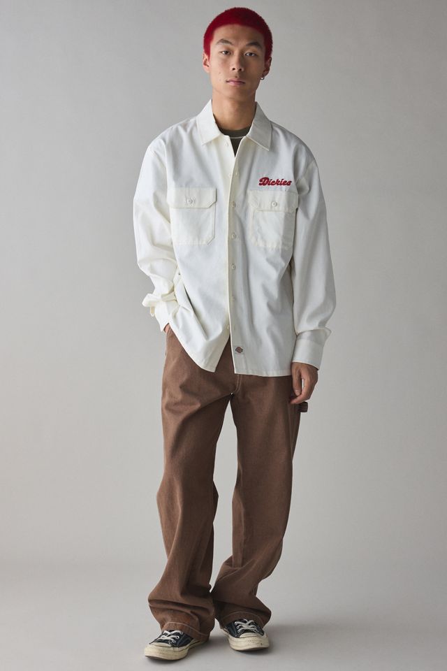 Dickies Lewistown Long Sleeve Button-Down Work Shirt | Urban Outfitters