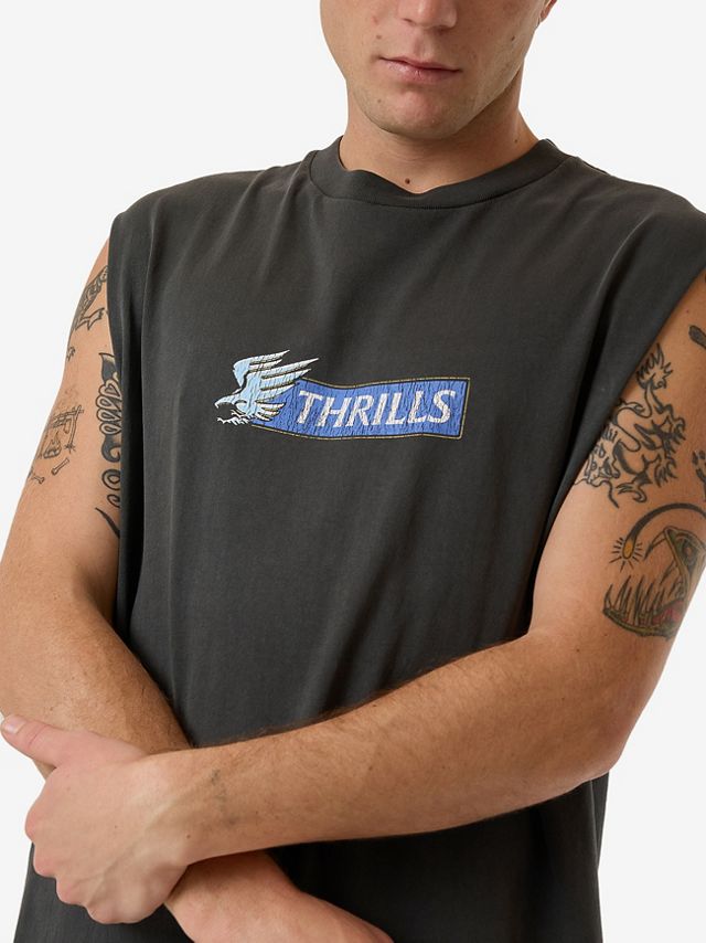 THRILLS Allegiance Logo Graphic Muscle Tee | Urban Outfitters