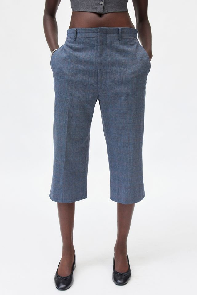 Urban Renewal Remade Slouchy Plaid Jorts | Urban Outfitters