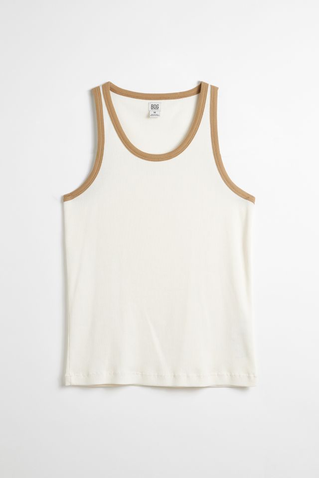 BDG Beck Contrast Ringer Tank Top | Urban Outfitters