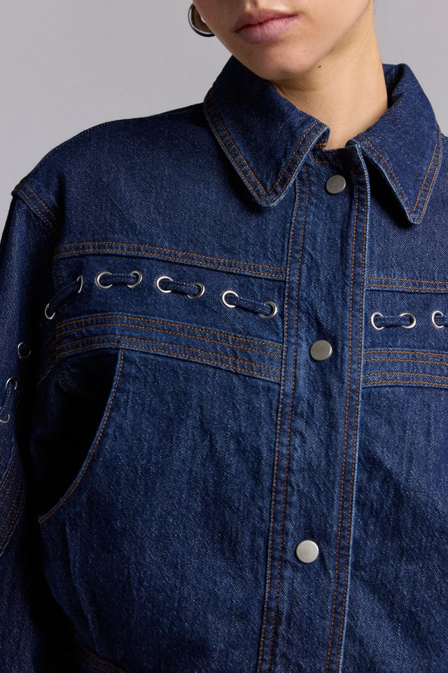 Silence + Noise Hannah Western Denim Jacket | Urban Outfitters
