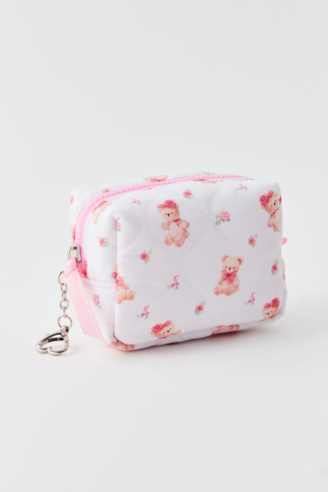 Mini Quilted Makeup Bag Keychain | Urban Outfitters