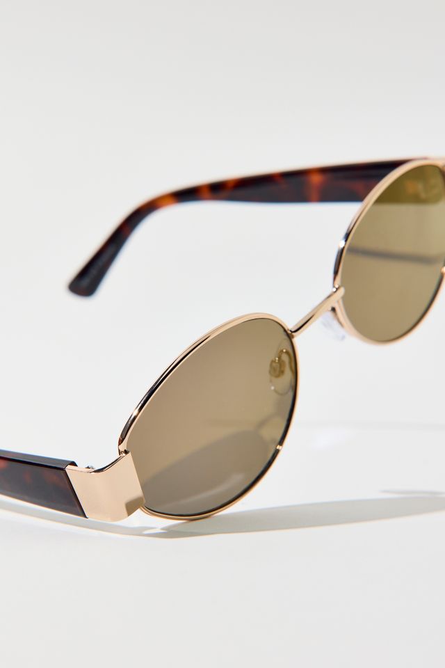 Agent Slim Oval Sunglasses | Urban Outfitters