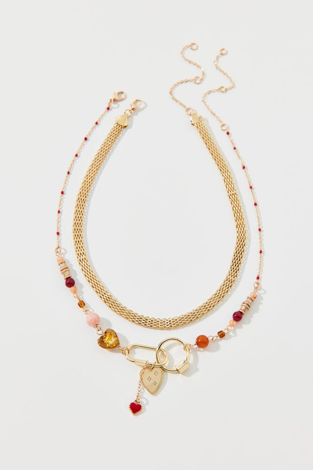 Haven Toggle Layering Necklace Set | Urban Outfitters