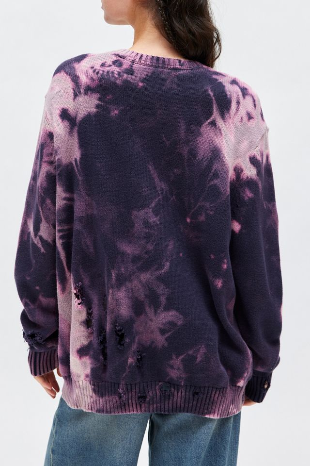 Urban Renewal Remade Destroyed Crew Neck Sweater | Urban Outfitters