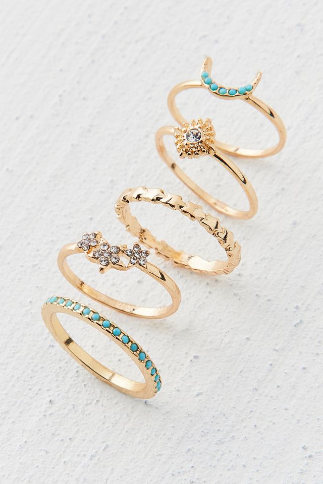 Rita Celestial Ring Set | Urban Outfitters Canada