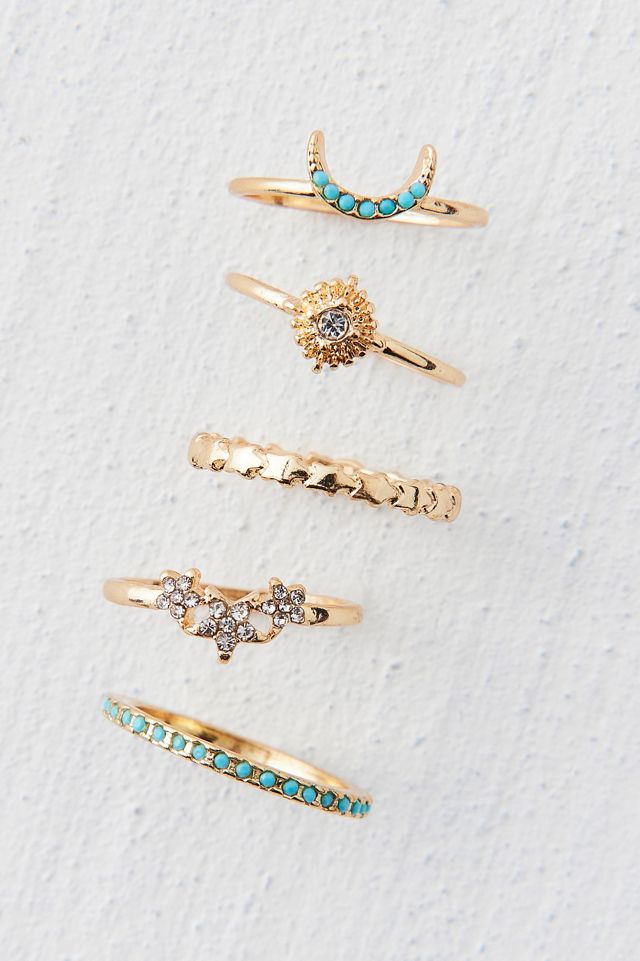 Rita Celestial Ring Set | Urban Outfitters