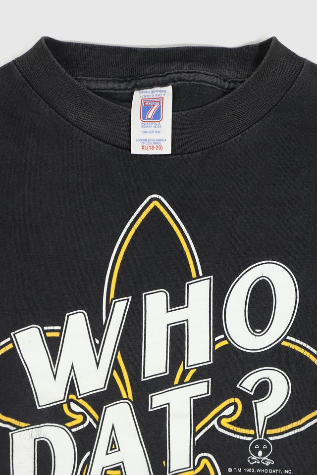 Vintage New Orleans Saints Who Dat Tee | Urban Outfitters