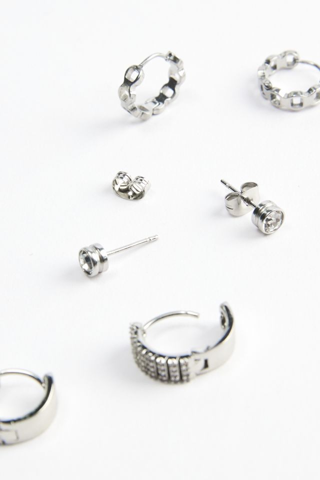 Archie Stainless Steel Earring 3-Pack | Urban Outfitters