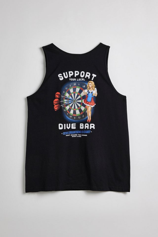 Loser Machine Support Your Local Dive Bar Graphic Tank Top | Urban ...