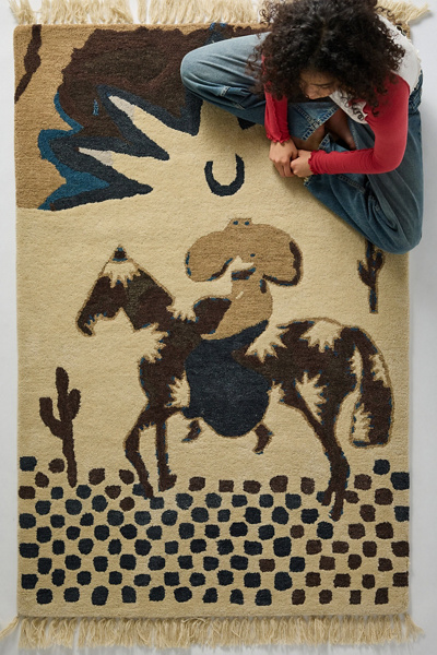 Tuft Luck UO Exclusive Western Rug | Urban Outfitters