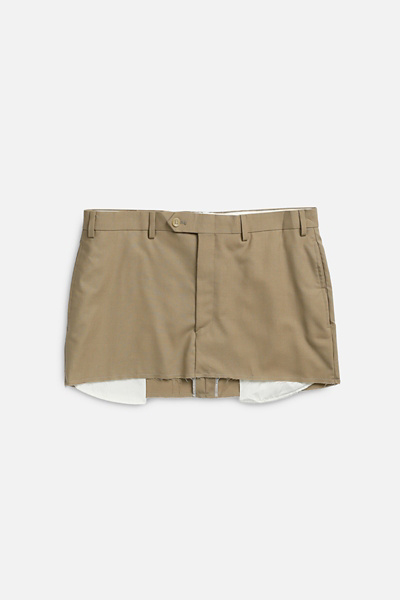Frankie Collective Rework Trouser Mini Skirt 027 | Urban Outfitters