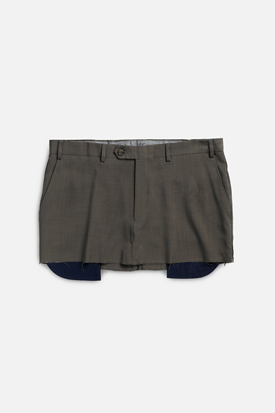 Frankie Collective Rework Trouser Mini Skirt 032 | Urban Outfitters