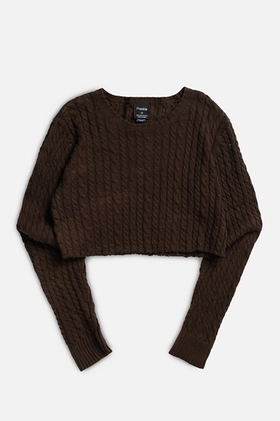 Frankie Collective Rework Crop Knit Sweater 072 | Urban Outfitters