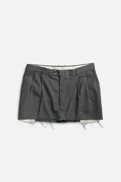 Frankie Collective Rework Trouser Mini Skirt 006 | Urban Outfitters