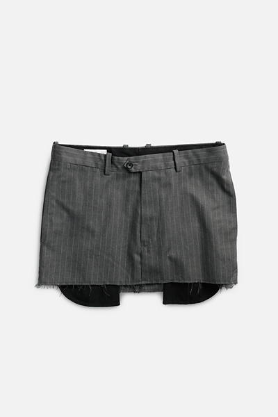 Frankie Collective Rework Trouser Mini Skirt 007 | Urban Outfitters