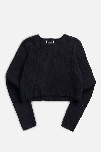 Frankie Collective Rework Crop Knit Sweater 054 | Urban Outfitters