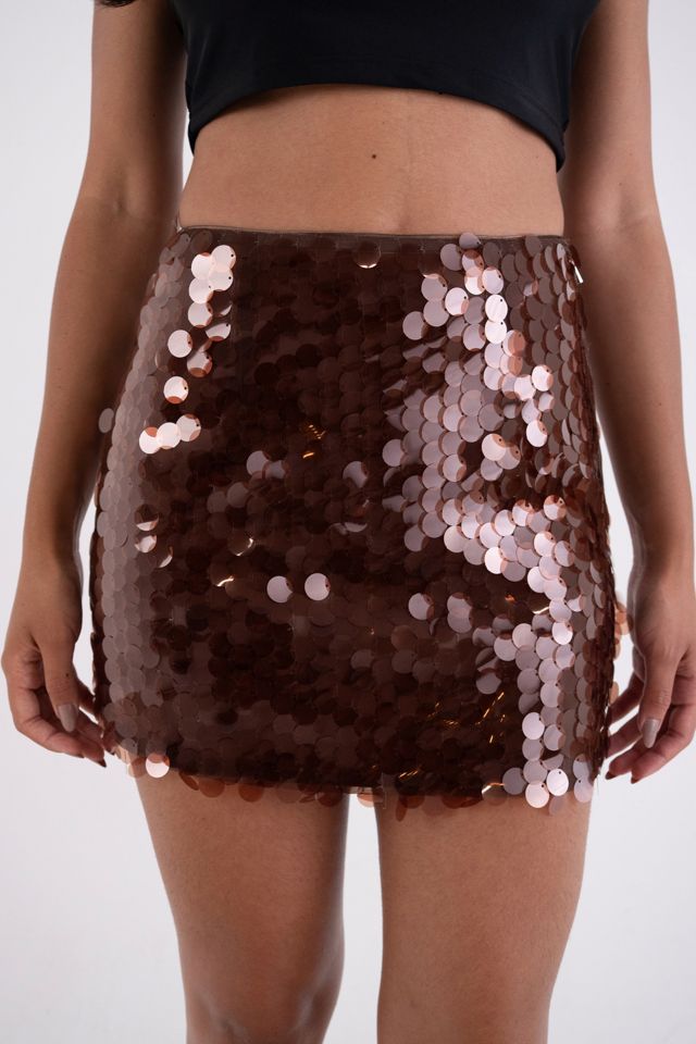 Amy Lynn Sequin Disc Mini Skirt | Urban Outfitters