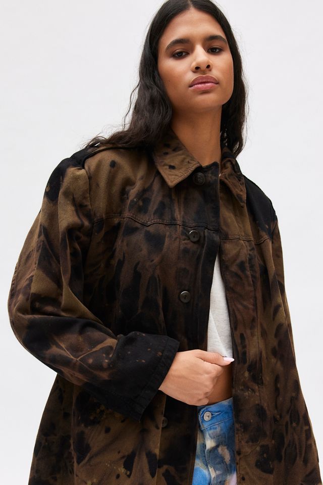 Urban Renewal Remade Bleach Splatter Surplus Jacket | Urban Outfitters