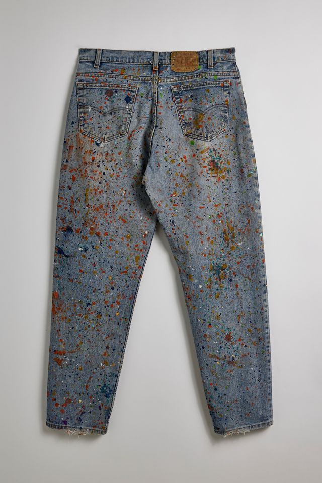 Vintage Paint Splatter Size 34 Jean | Urban Outfitters