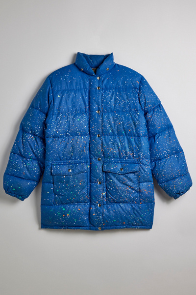 Vintage Paint Splatter Puffer Jacket | Urban Outfitters