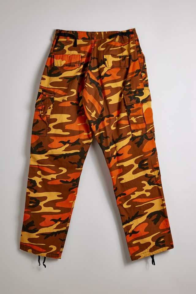 Vintage Colorful Camo Pattern Pant | Urban Outfitters