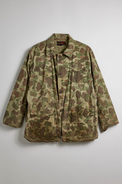 Vintage Camo Pattern Shirt Jacket | Urban Outfitters