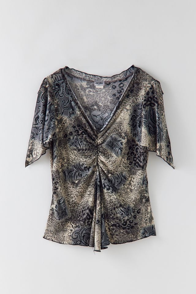 Vintage Cheetah Top | Urban Outfitters