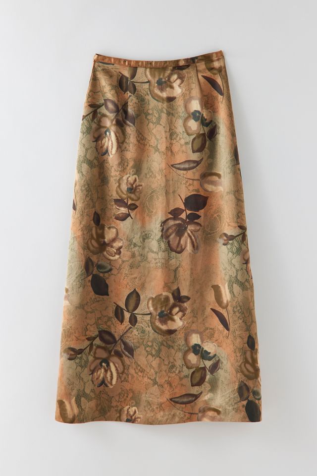 Vintage Floral Maxi Skirt | Urban Outfitters