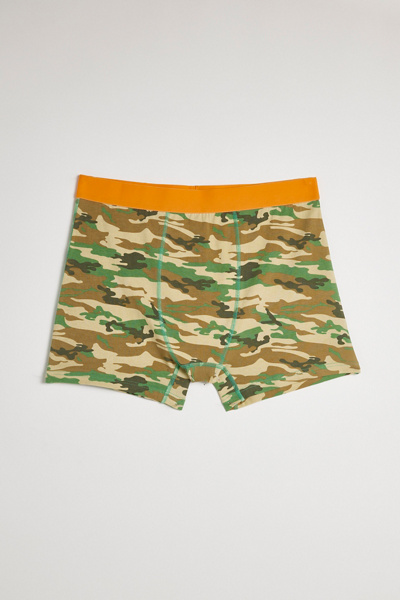 Camo Pattern Fitted Boxer Brief | Urban Outfitters
