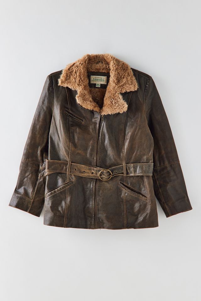 Vintage Faux Fur Trim Jacket | Urban Outfitters