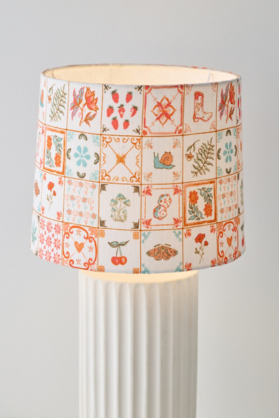 Mariana Tile Print Drum Lamp Shade | Urban Outfitters