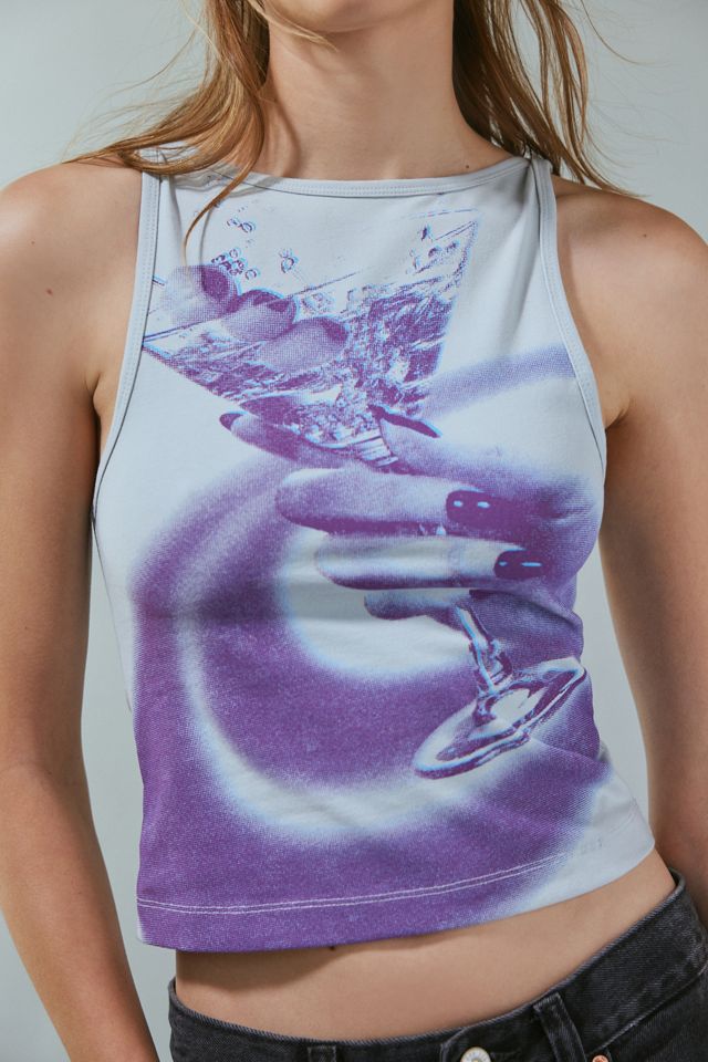 Silence + Noise Mercedes Martini Graphic Tank Top | Urban Outfitters
