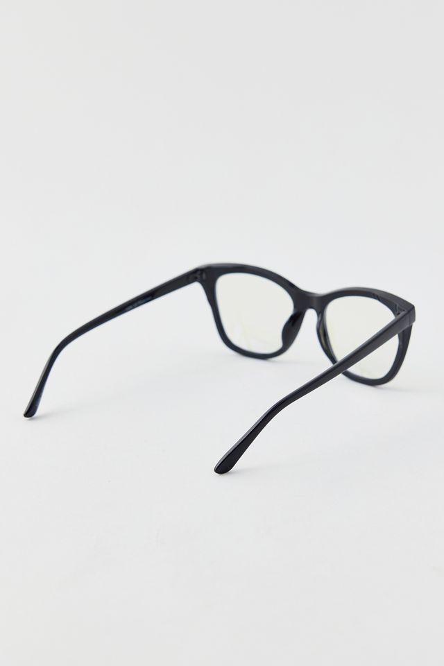 Amadeus Thick Rectangle Blue Light Glasses | Urban Outfitters