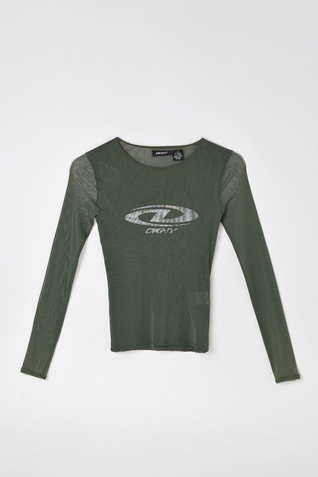 Vintage Y2k DKNY Mesh Top | Urban Outfitters